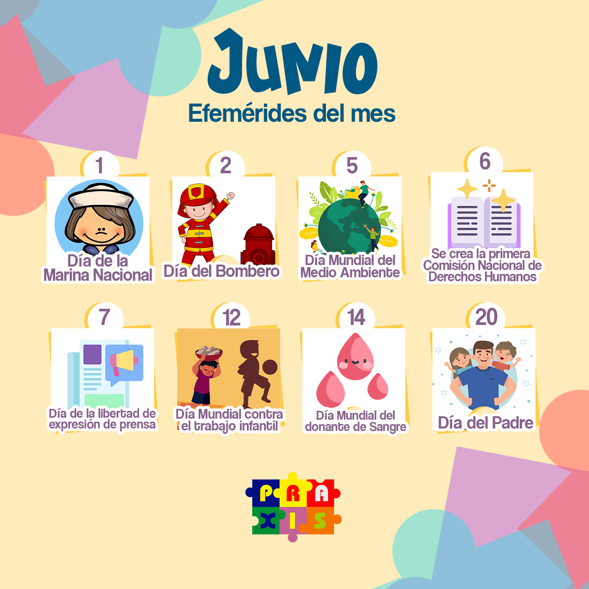 MIRA CUALES SON LAS EFEMÉRIDES DEL 6 DE JUNIO Reporteros en Movimiento